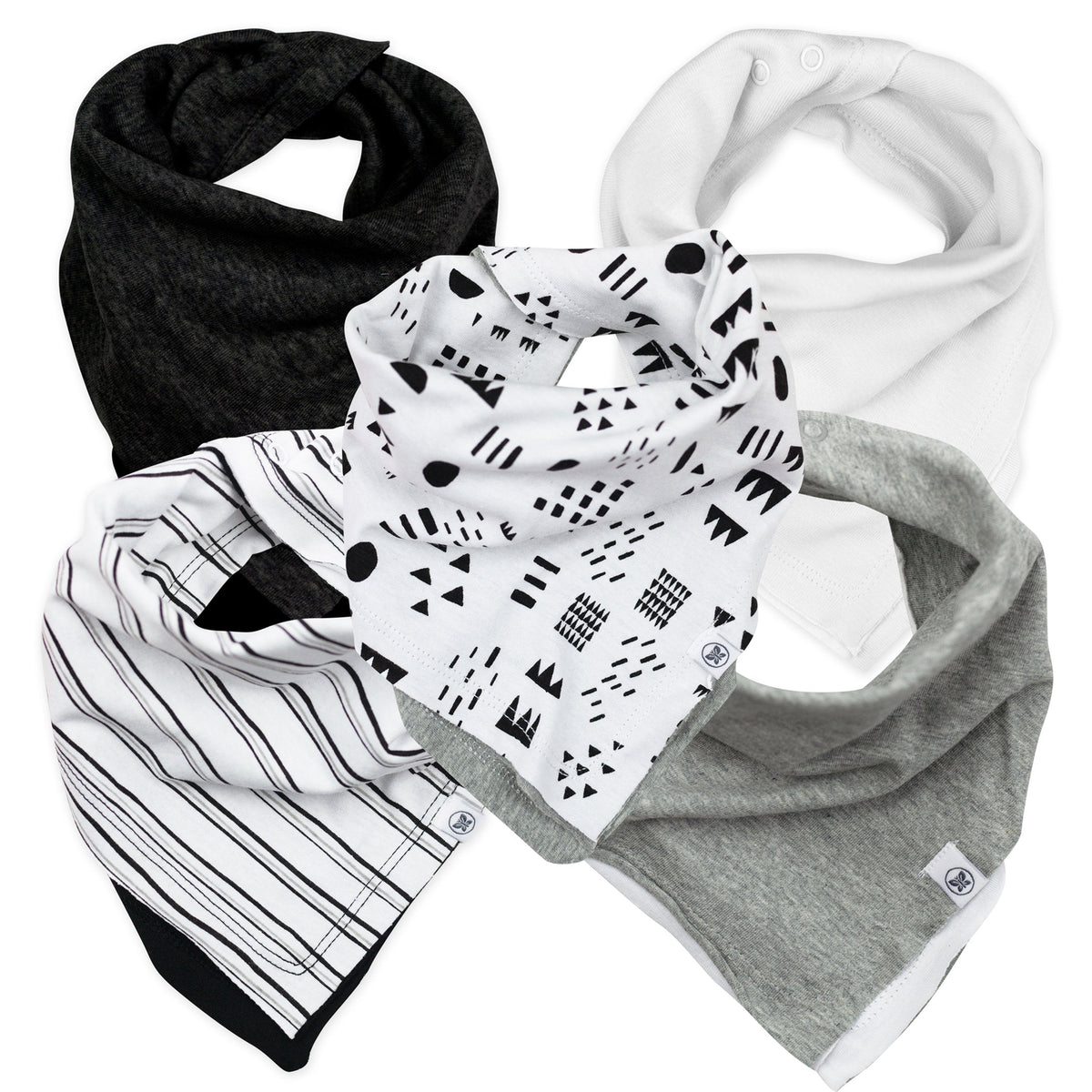 Multipack Organic Cotton Reversible Bandana Bibs | Honest Baby Clothing