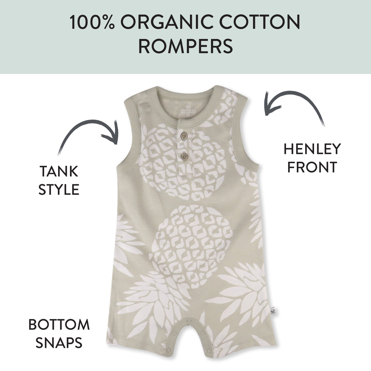 Organic Cotton Jumpsuit Romper Set | Honest Baby Clothing