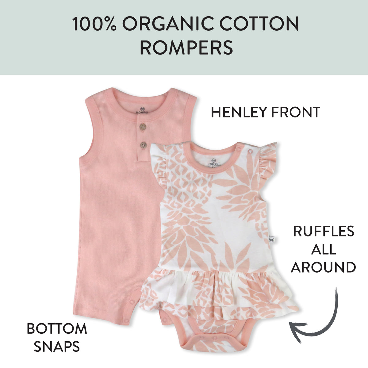 Organic Cotton Jumpsuit Romper Set | Honest Baby Clothing