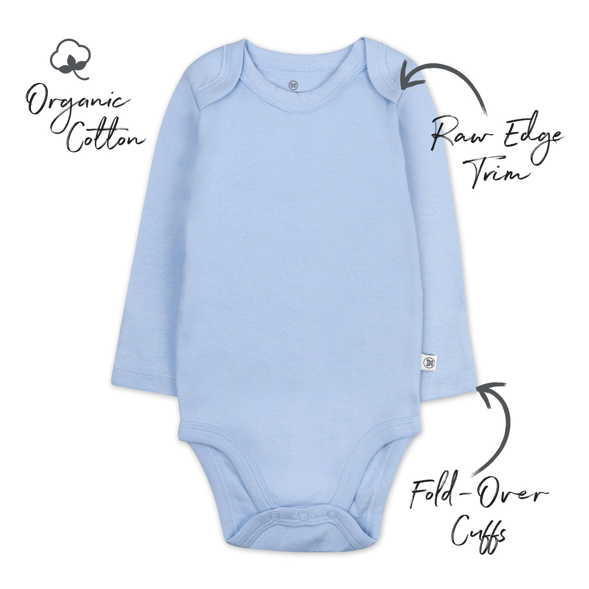 5-Pack Organic Cotton Long Sleeve Bodysuits | Honest Baby Clothing
