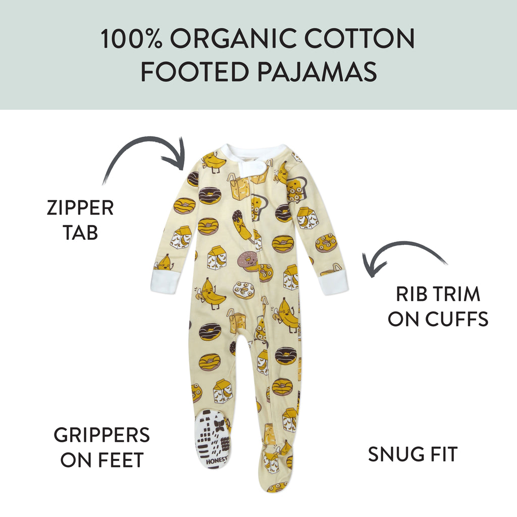 Organic Cotton Fun Foods Pajamas For Babies & Toddlers | Honest Baby ...
