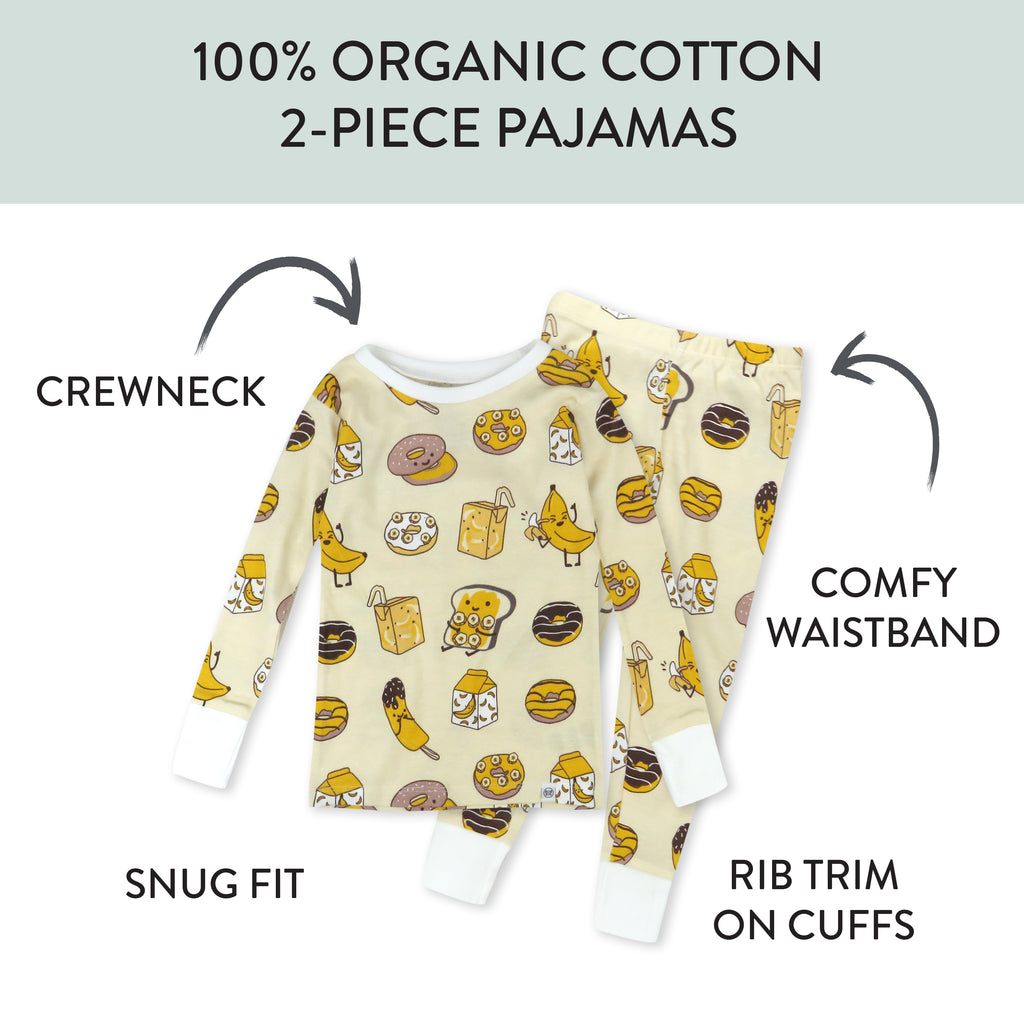 Organic Cotton Fun Foods Pajamas For Babies & Toddlers | Honest Baby ...